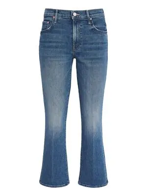 MOTHER The Insider Crop Jeans - Blue