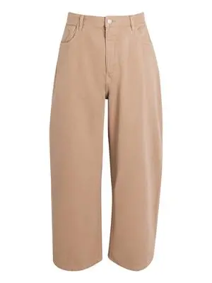 Studio Nicholson Paolo Barrel Jeans Brown