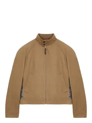 Loewe Wool-cotton Blend Zip-up Jacket - Beige