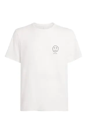 Rag & Bone Cotton Embroidered T-shirt - White