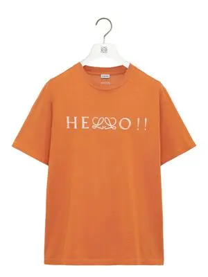 Loewe Cotton Anagram T-shirt - Orange