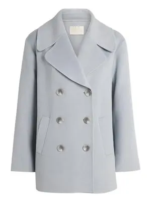 Ulla Johnson Wool-blend Diana Pea Coat - Grey
