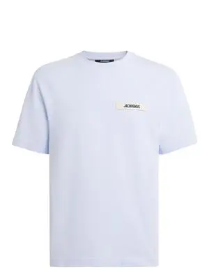 Jacquemus Grosgrain Logo T-shirt - Blue