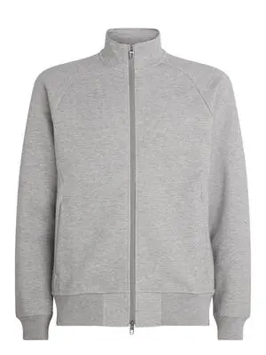 Rlx Ralph Lauren Double-knit Zip-up Jacket - Grey
