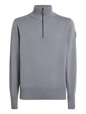 Canada Goose Rosseau Quarter-zip Sweater - Grey