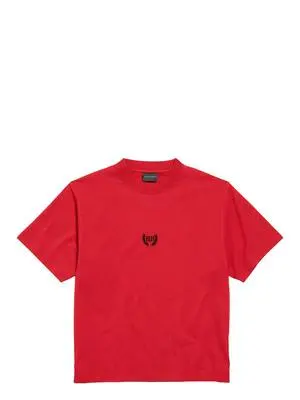 Balenciaga Cotton Laurel T-shirt - Red
