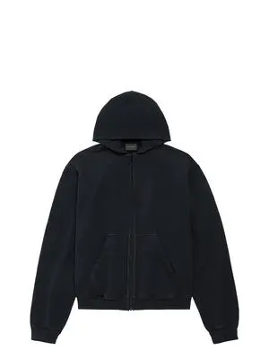 Balenciaga Bow Zip-up Hoodie - Black