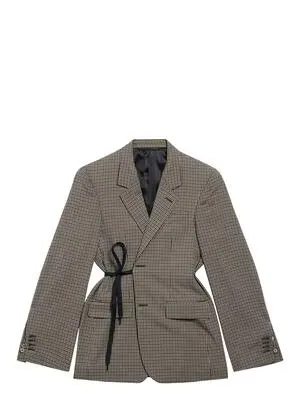 Balenciaga Wrap Blazer - Brown