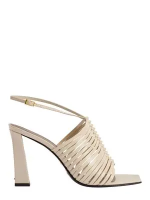 GIUSEPPE ZANOTTI Jane 90 Sandals - Off_white