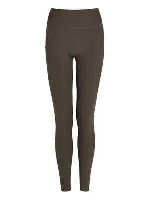 On Studio Stretch-jersey Cropped Leggings - Brown