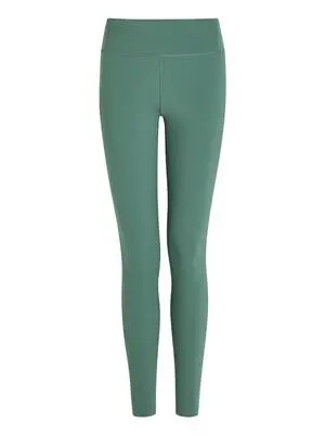 On Core Logo Stretch-jersey Leggings - Olive