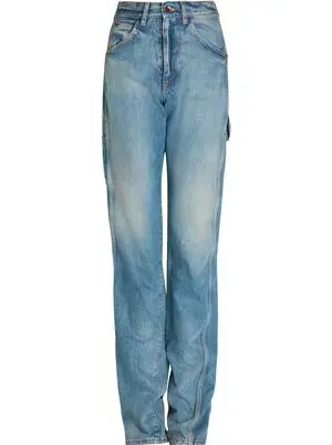 MAISON MARGIELA Twisted-seam Straight-leg Jeans - Denim