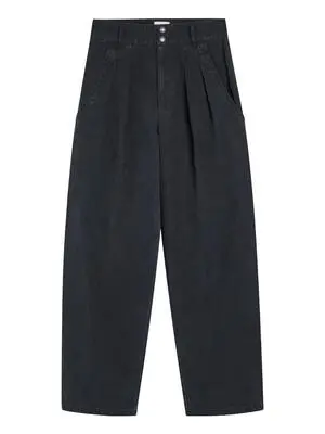 Isabel Marant Nadine Wide-leg Trousers - Black