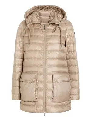 Moncler Jasmin Padded Hooded Shell Parka - Beige