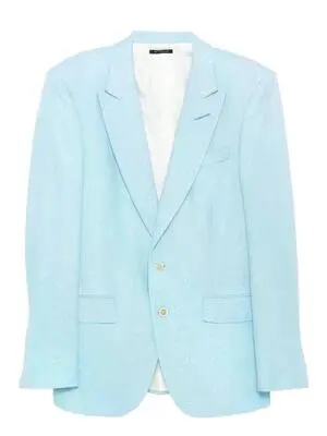 TOM FORD Sequinned Bouclé Blazer - Blue