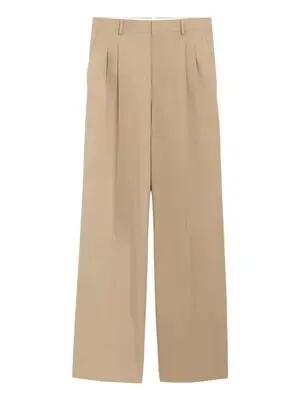Ami Pleated Trousers - Neutrals