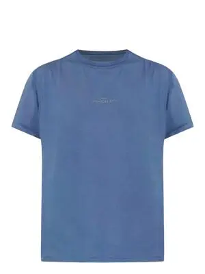 MAISON MARGIELA Logo Cotton T-shirt - Blue