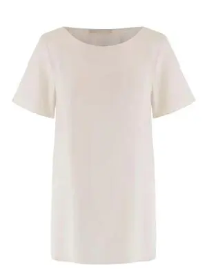 ALLUDE Crew-neck T-shirt - Neutrals