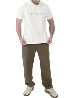 Stone Island Printed T-shirt - Neutrals