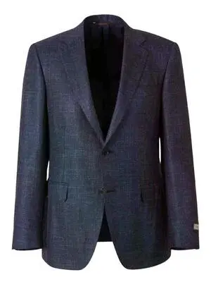 Canali Single-breasted Blazer - Blue