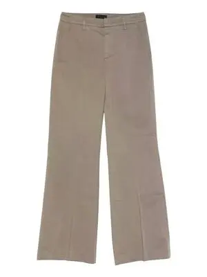 DONDUP Straight-leg Trousers With Belt Loops - Neutrals