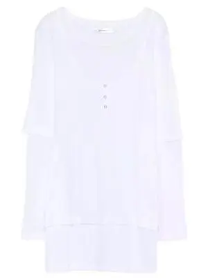 Gimaguas Gemma Button Mini Dress - White