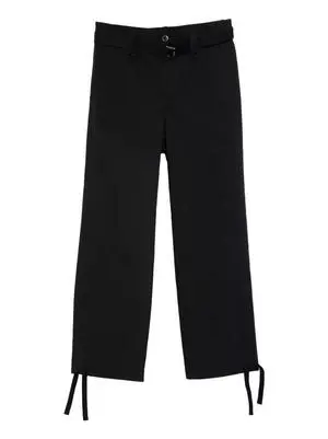 Sacai Belted Trousers - Black