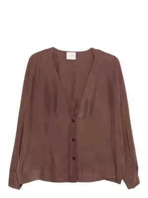 ALYSI V-Neck Button Jacket