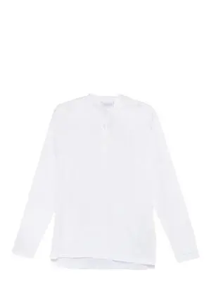 TOKYO JAMES Button-up T-shirt - White