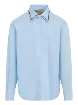 Valentino Garavani Beaded Shirt - Blue