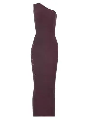 Wolford One-shoulder Slash Dress - Purple