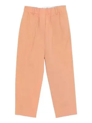 ALYSI Elasticated Straight Trousers - Orange