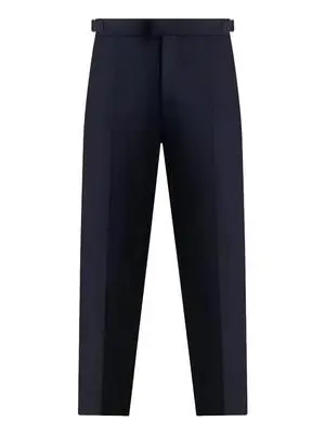Manière De Voir Hubert Pleat Slim Tailored Trousers - Blue