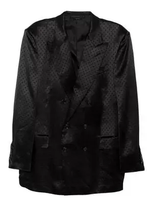 TOM FORD Polka-dot Blazer - Black