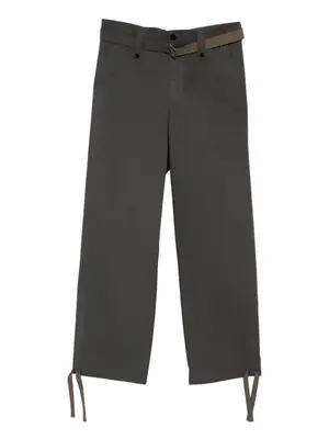 Sacai Belted Trousers - Green