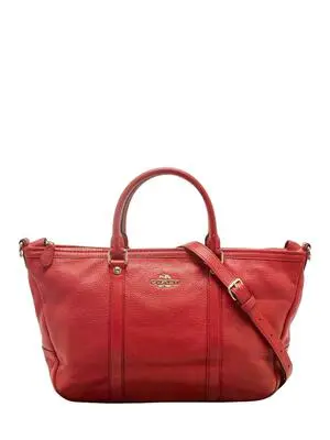 COACH® Leather Tote Bag - Red