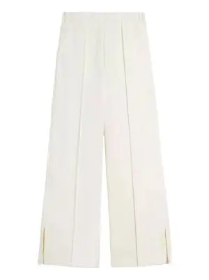 JIL SANDER Elastic-waistband Trousers - White