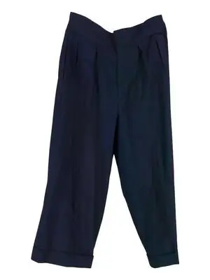 Marni Pleated Wool Trousers - Blue