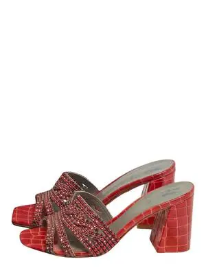 GINA Rodeo Mules With Crystal Embellishments