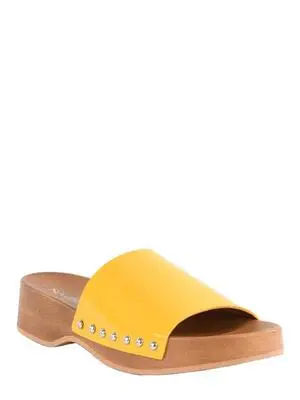 Seychelles Fantasy Platform Sandal - Yellow