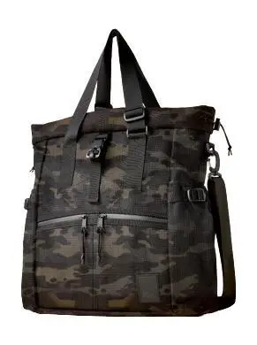 THE BROWN BUFFALO Conceal Tote Bag Black-multicam