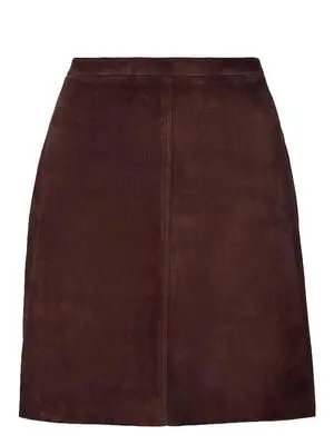 STOULS Lucie 22 Suede Miniskirt