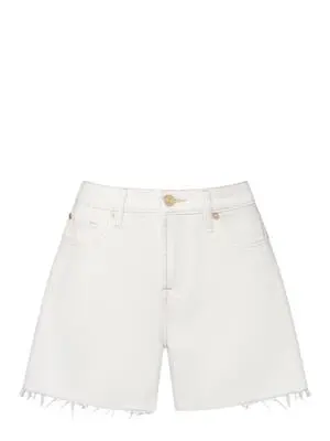 7 For All Mankind Monroe Denim Shorts - White