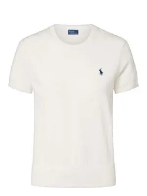 Polo Ralph Lauren Logo Cotton-blend Top - White