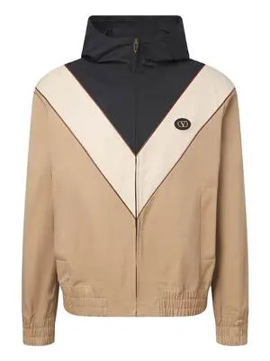 Valentino Garavani Vlogo Striped Jacket - Beige