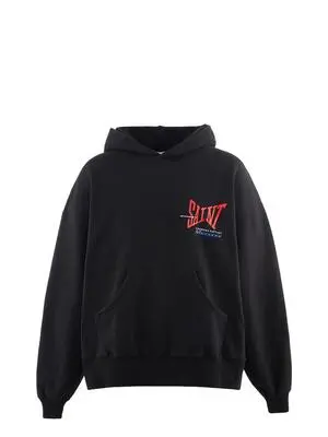 SAINT MXXXXXX Ribbon Saint Hoodie - Black