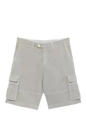 Brunello Cucinelli Cotton Cargo Shorts - C6018 Khaki