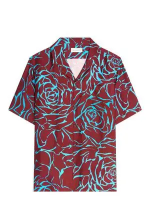 Dries Van Noten Rose-print Shirt - Red
