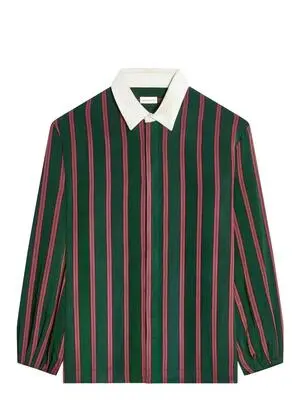 Dries Van Noten Striped Shirt - Green