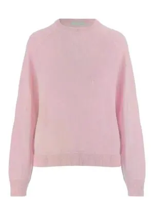 ALLUDE Ribbed Crew-Neck Sweater